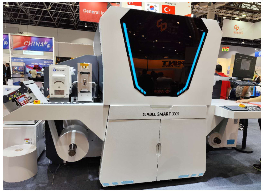 108/216/324 mm Automatische rol tot rol volkleurig digitaal etiket UV ...